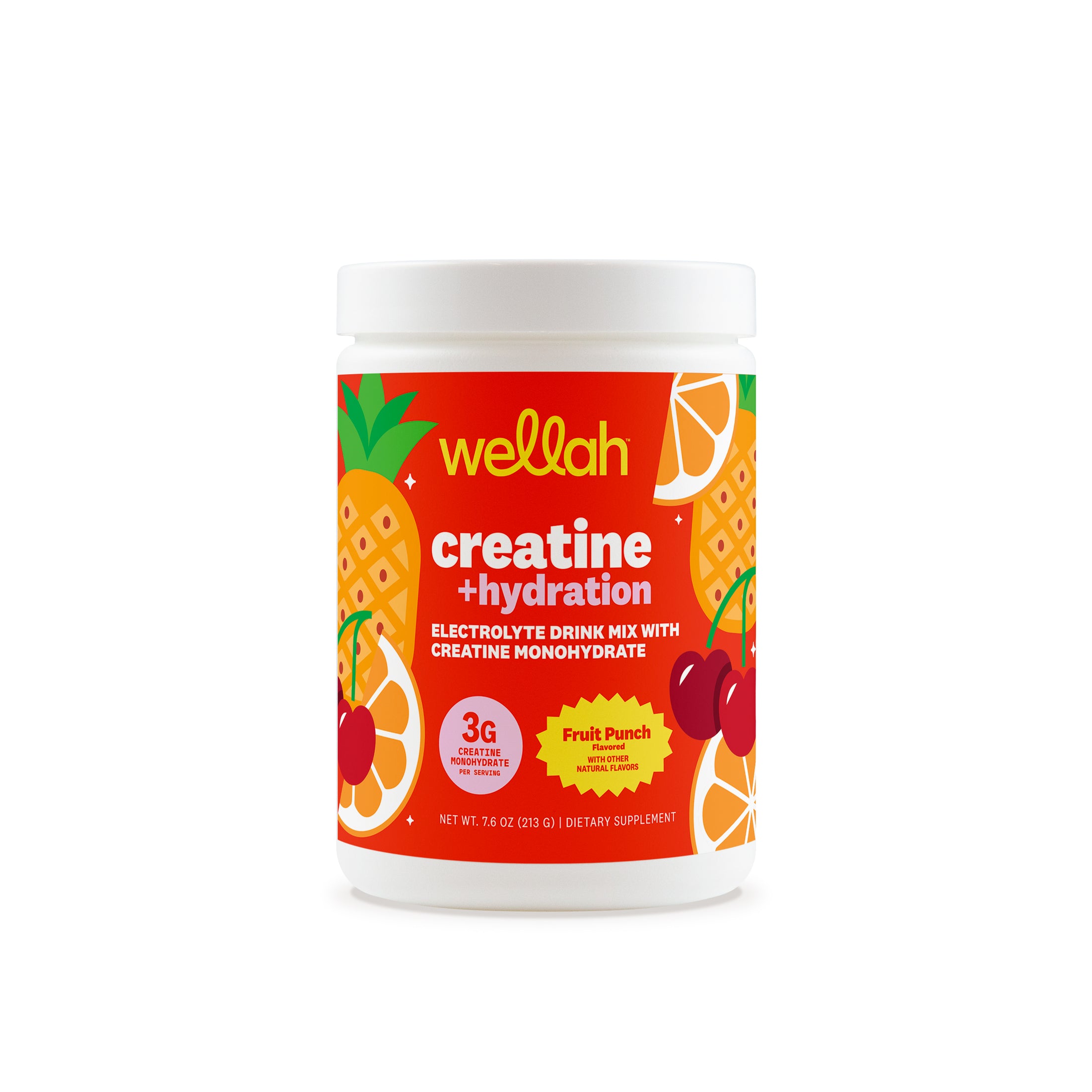 Creatine + Electrolytes | 30 Servings – Wellah